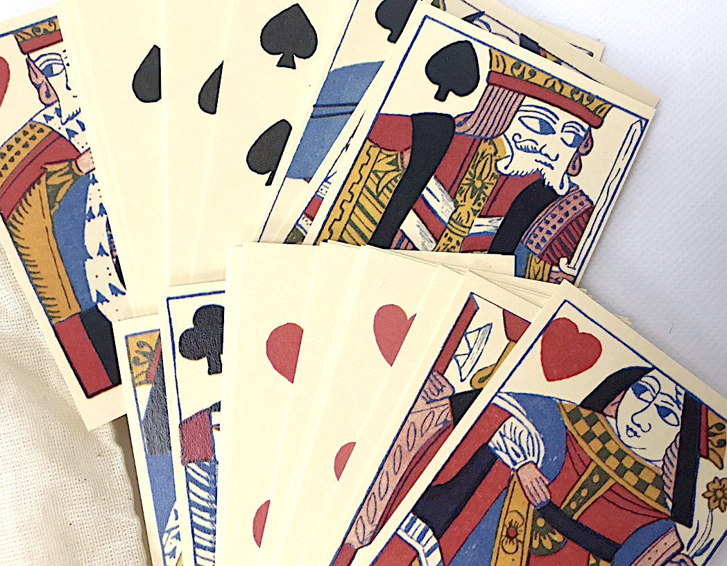 English Colonial Playing Cards | Purchase Reproduction Veteran Arms ...