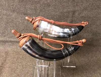 Traditional Style Powder Horn | Purchase Reproduction Veteran Arms ...