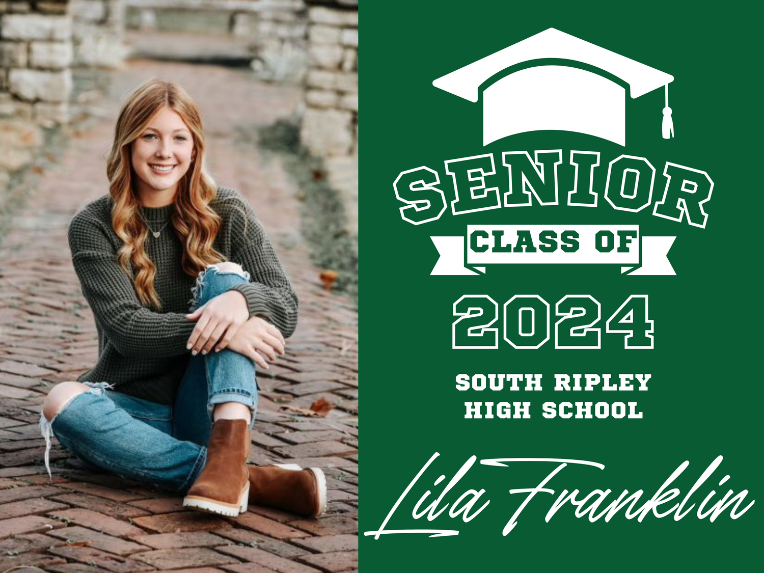 Custom Senior Yard Sign