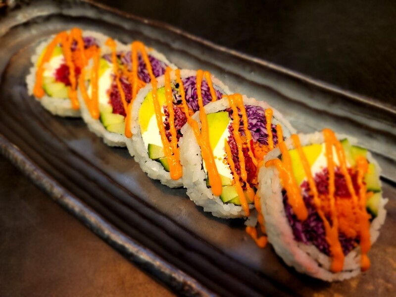 Spicy Veggie Cream Cheese Roll