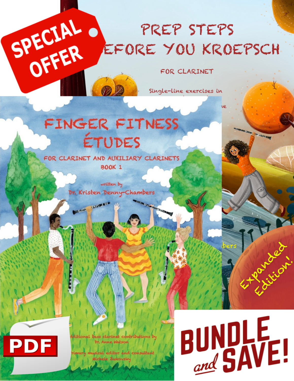 BUNDLE: Finger Fitness Études & Prep Steps Before You Kroepsch - Store ...