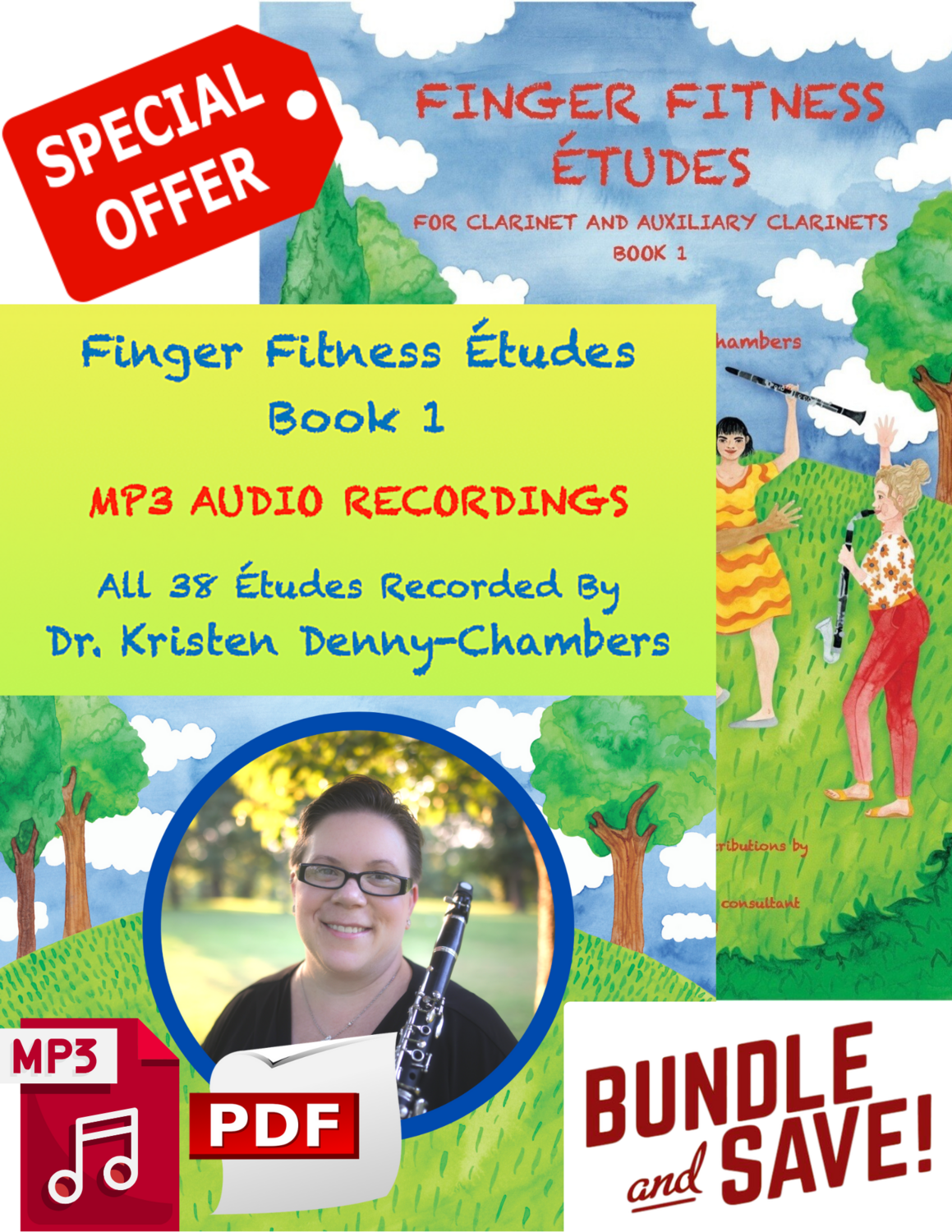 BUNDLE: Finger Fitness Études, Book 1 with MP3 - Store - Clarinet ...