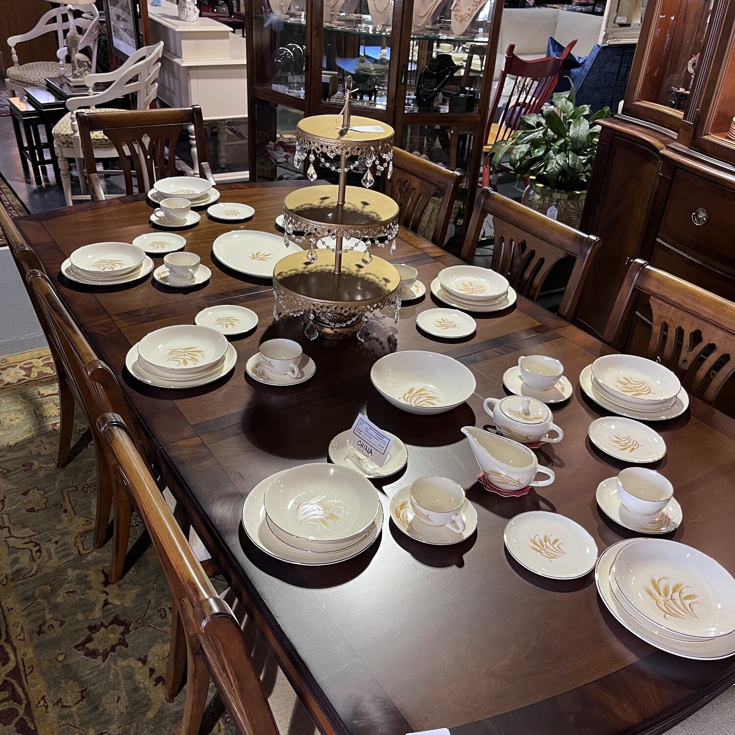 Vintage Homer Laughlin Golden Wheat 91+ Piece China Set Vintage Homer Laughlin Golden Wheat 91+ Piece China Set