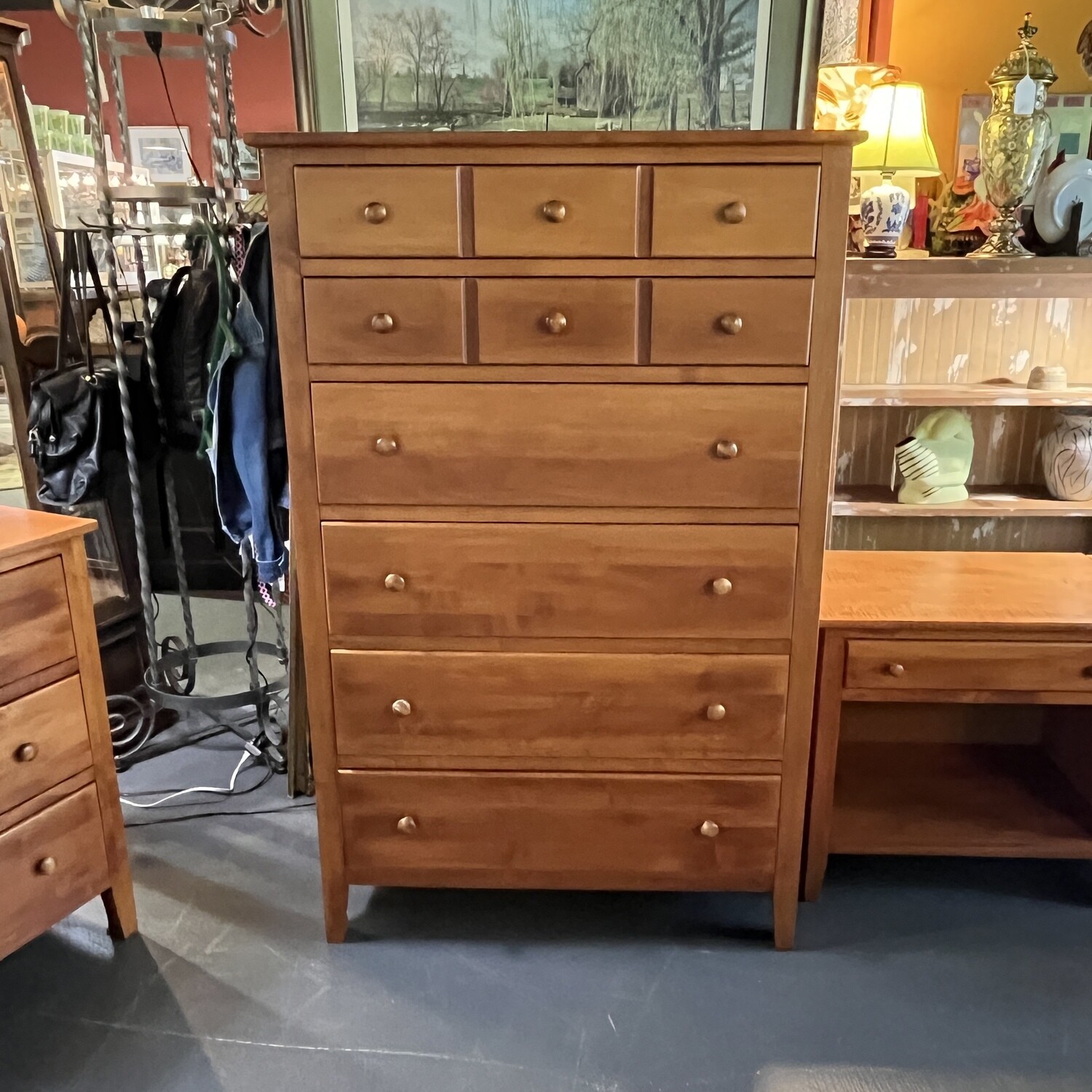 Six-drawer Cherry Chest of Drawers