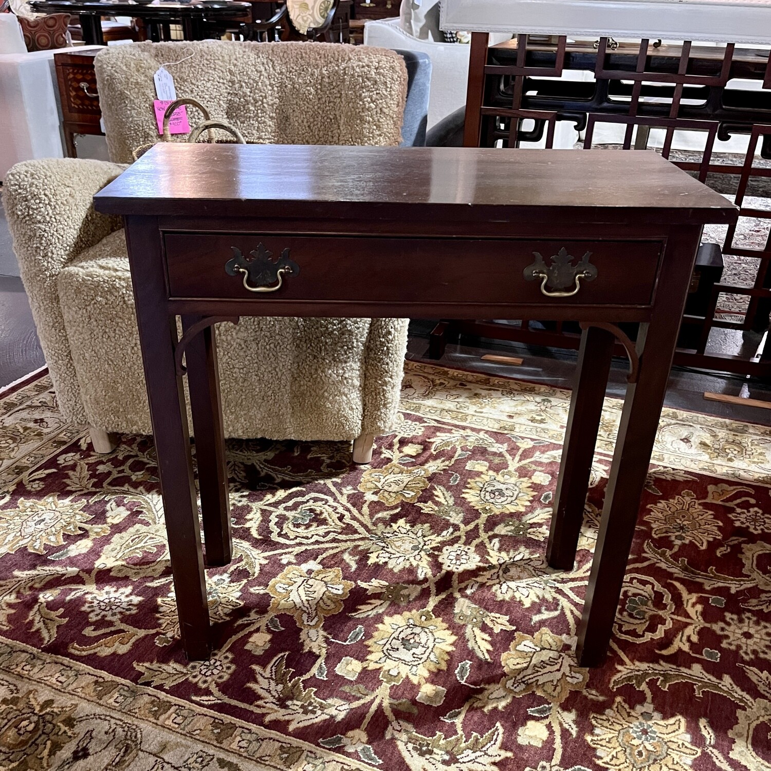 Chippendale Console Table with Drawer