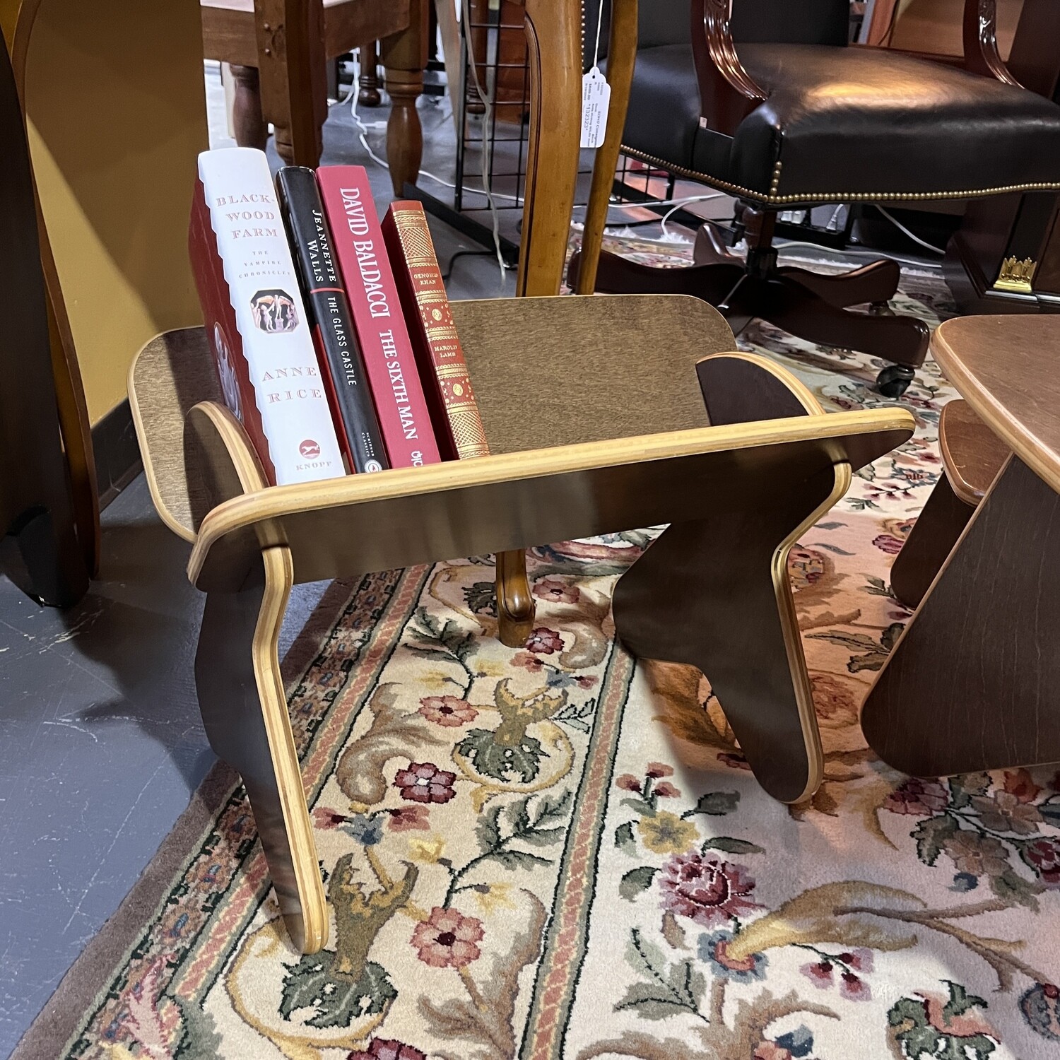 Midcentury Modern Kids Book Caddy