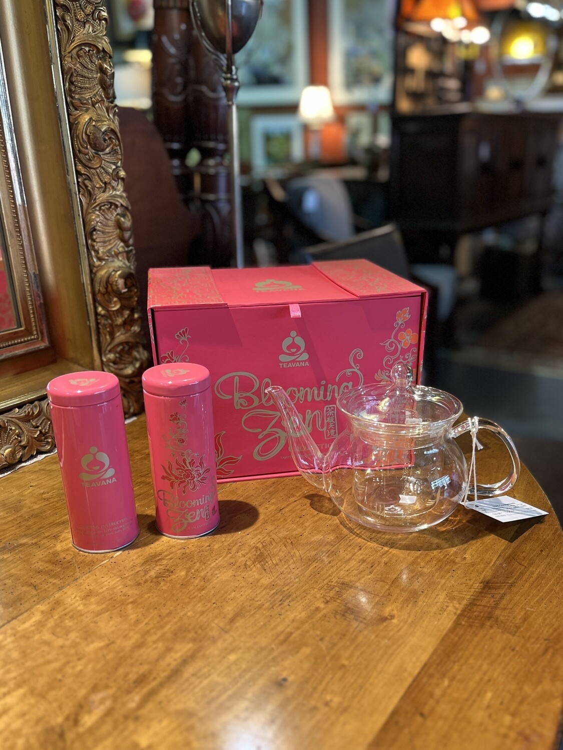 Teavana Gift Box with Pot, 2 Tins for Tea and Keepsake Gift Box