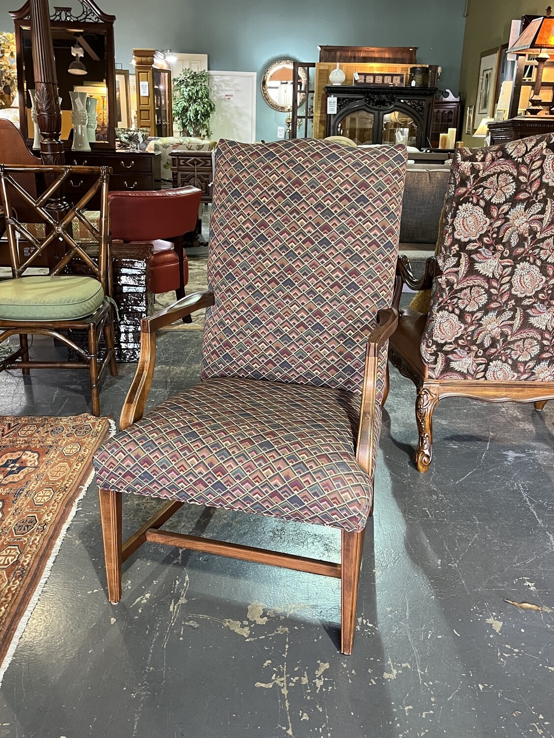 Martha Washington Upholstered Arm Chair