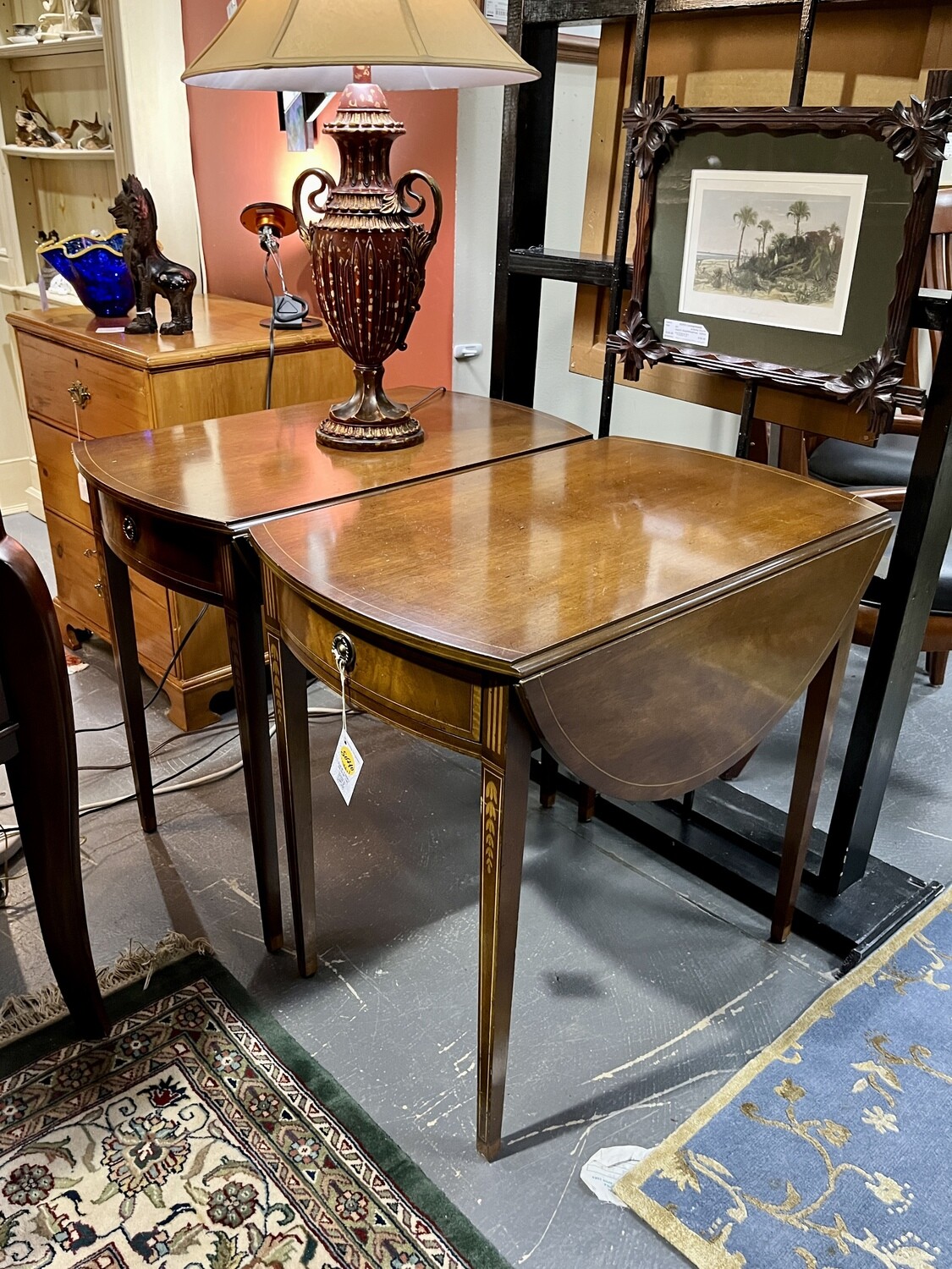 PAIR of Pembroke Drop Leaf Side Tables