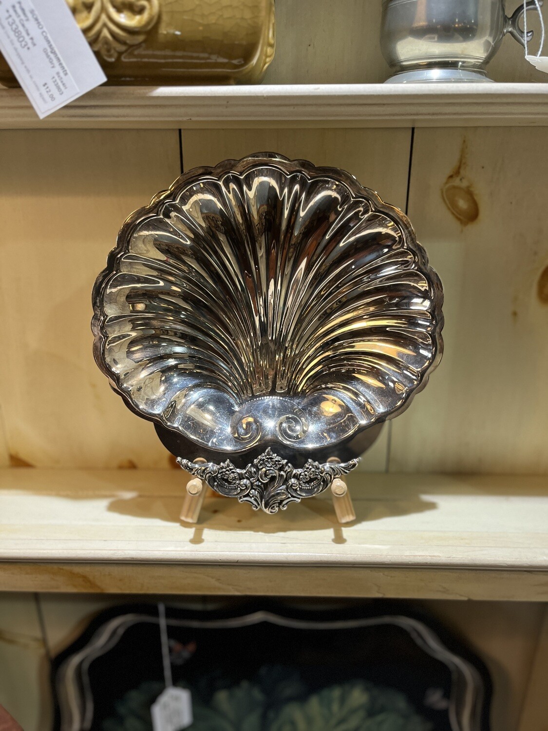Wallace Silver Plate Baroque Clam Shell