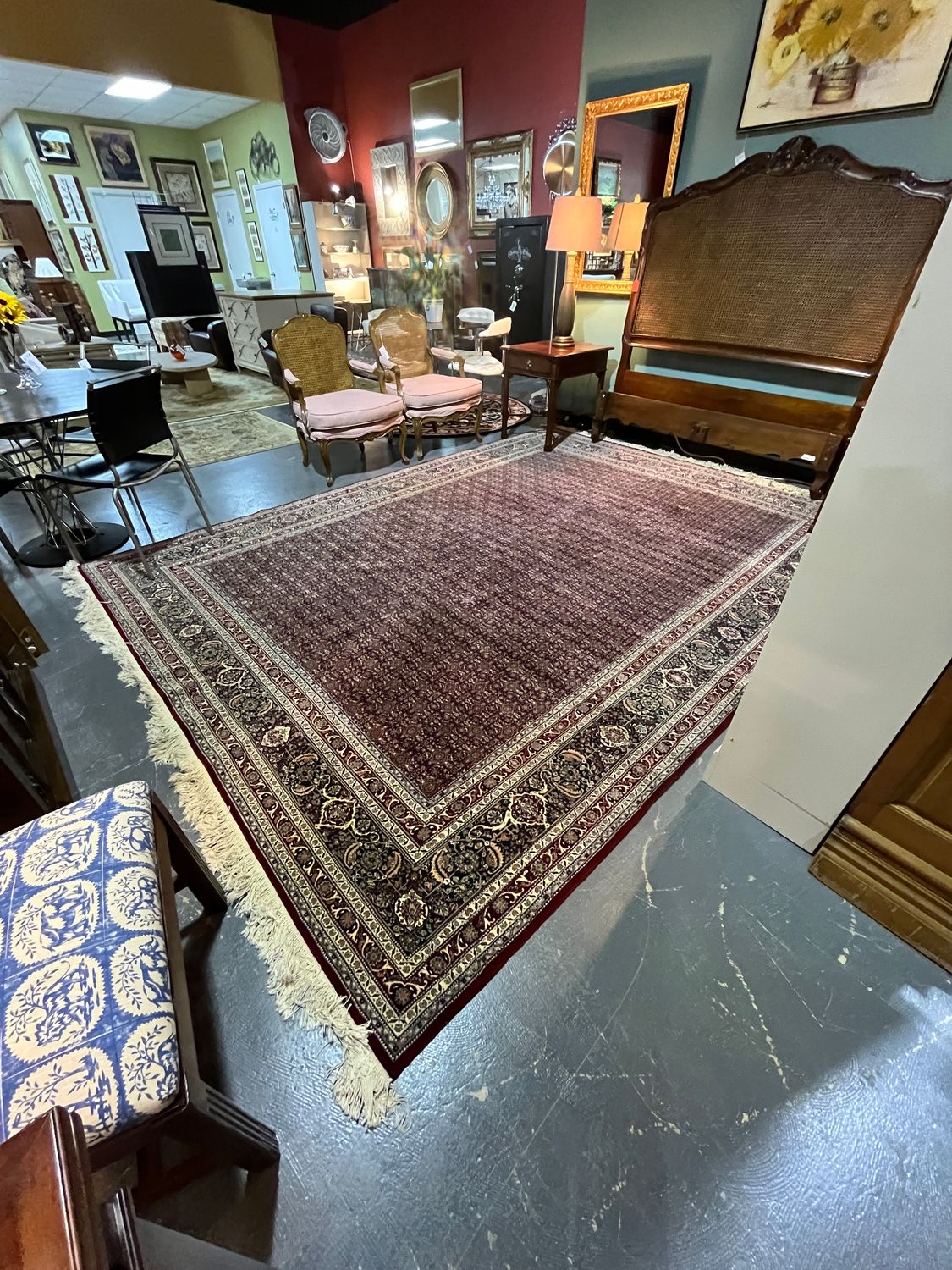 Hand Knotted 9x12 Wool Rug