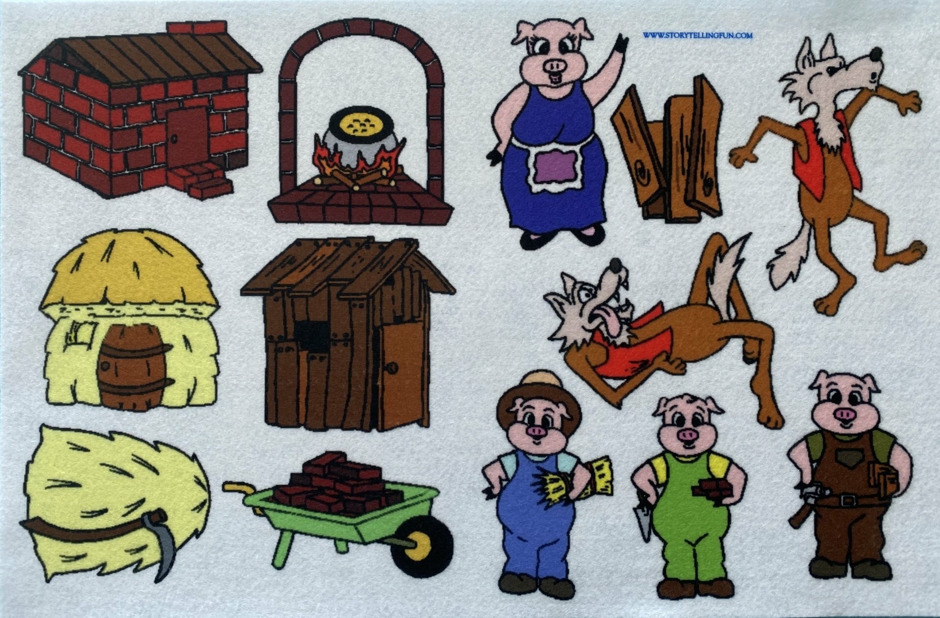 Three Little Pigs Story Board