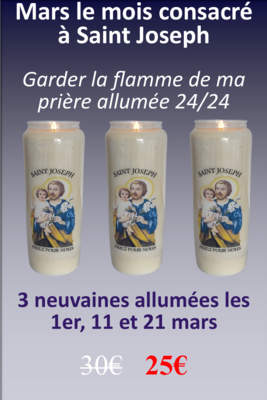 Allumer une neuvaine de chez moi