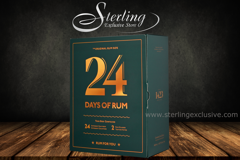 24 Days of Rum Calendar Adventskalender Green Edition 40% 480ml Weihnachten