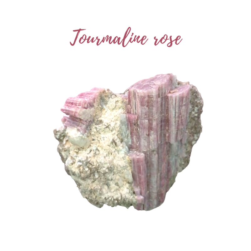 Tourmaline rose brute