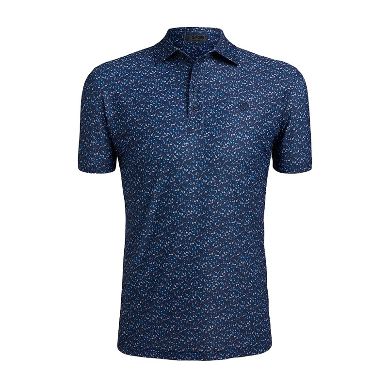 G/FORE Men's Aye Papi Pique Polo