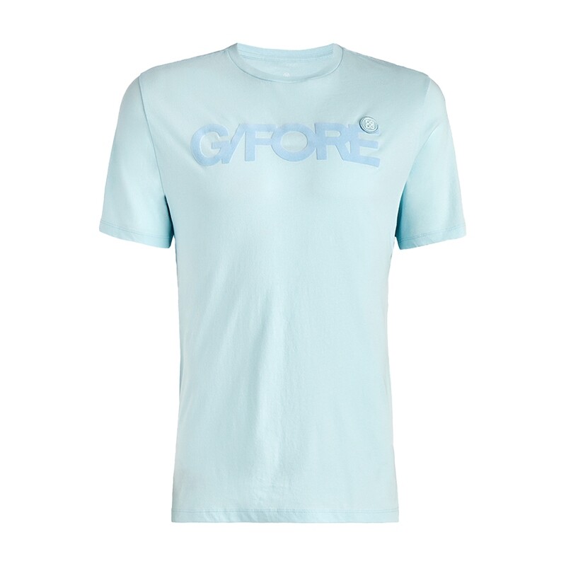 G/FORE Men's Felt Font Golf Tee Shirt