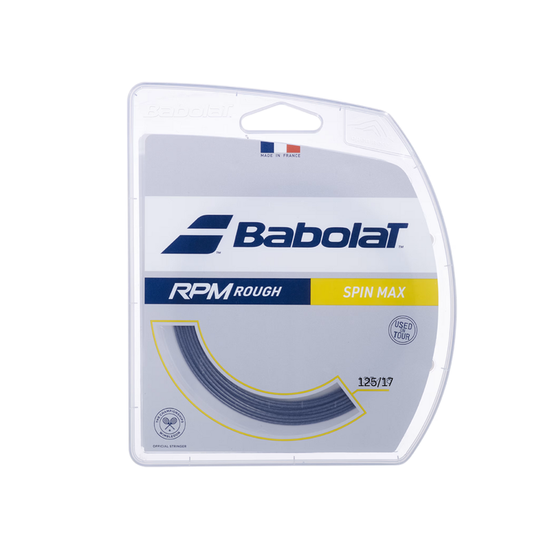 Babolat Tennis String RPM Rough 12M (Dark Gray)