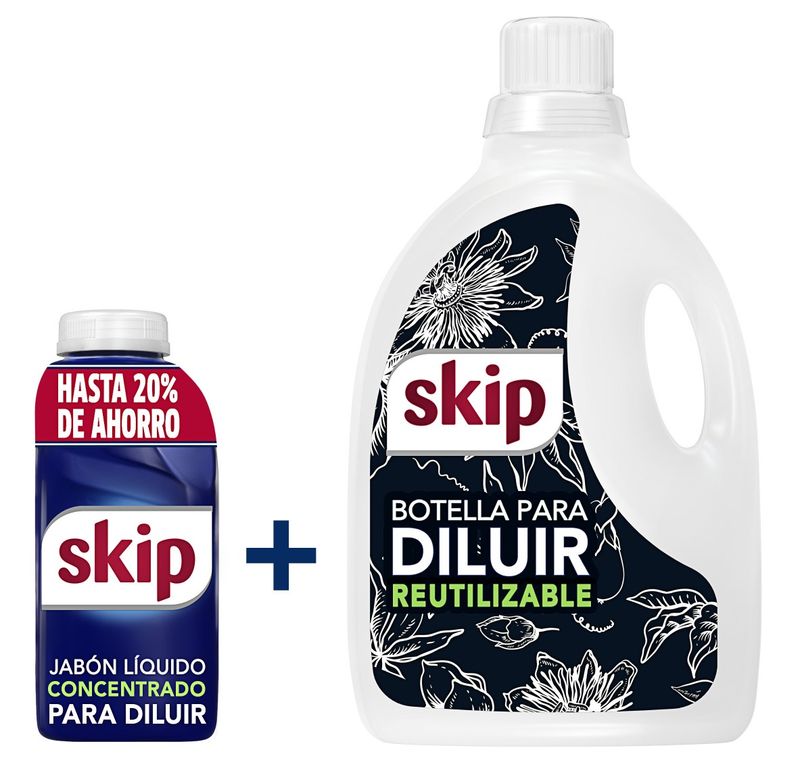 SKIP LIQ P/ DILUIR BIOENZIMA x500ml + BOT 3lt VACIA