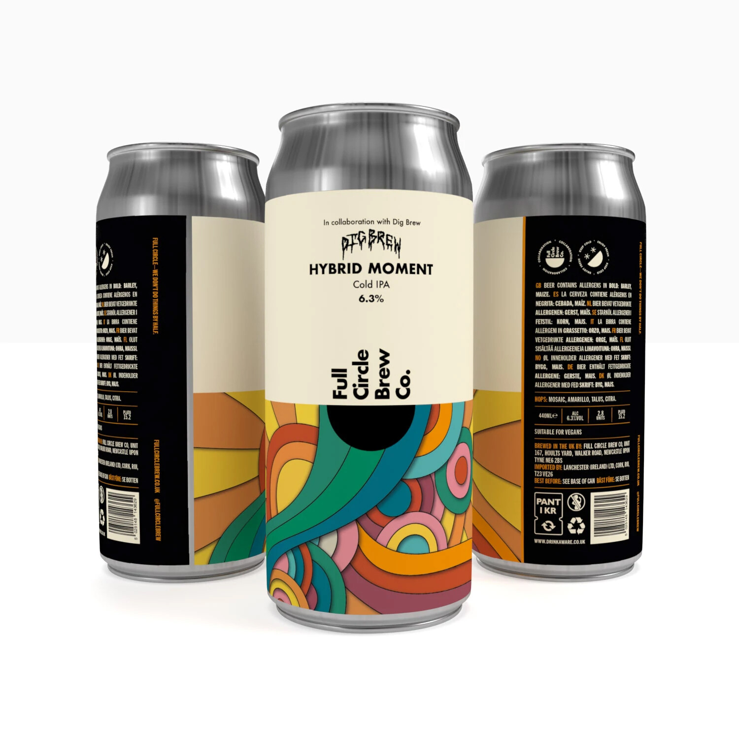 Full Circle x Dig Brew Hybrid Moment Cold IPA