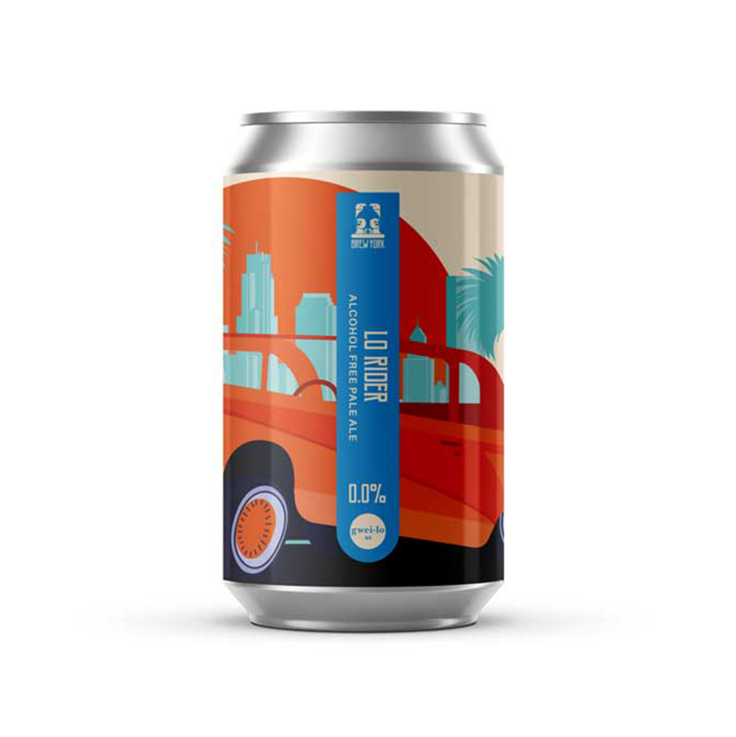 Brew York x Gweilo Lo Rider Alcohol Free Pale Ale Brew York x Gweilo Lo Rider Alcohol Free Pale Ale