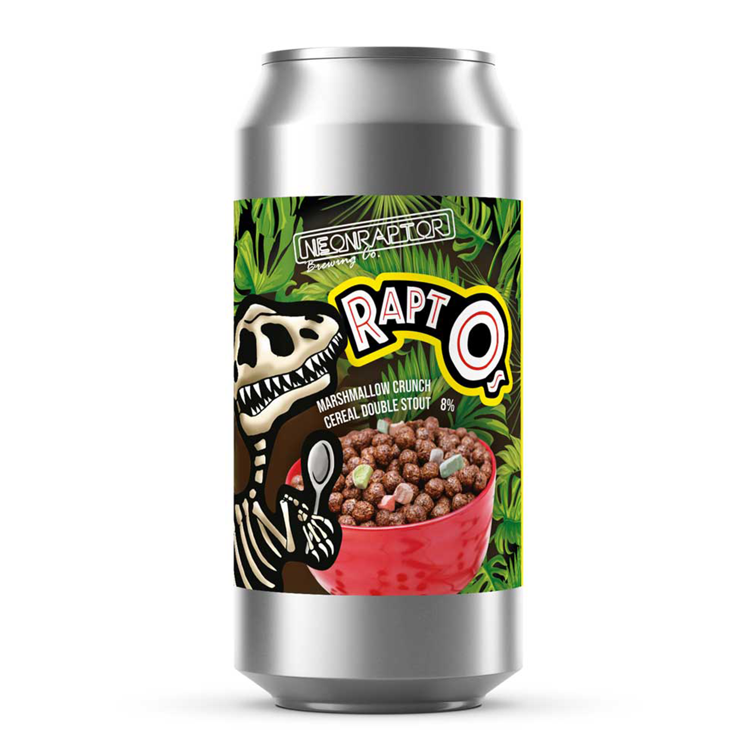 Neon Raptor Rapt-O's Marshmallow Crunch Cereal Double Stout