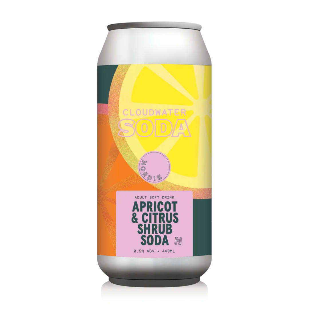 Cloudwater x Nordie Apricot & Citrus Shrub Soda