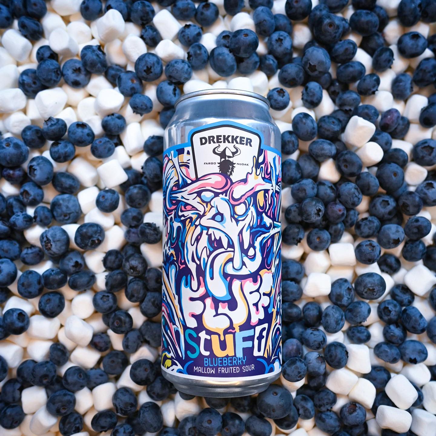 Drekker Fluff Stuff Blueberry Sour