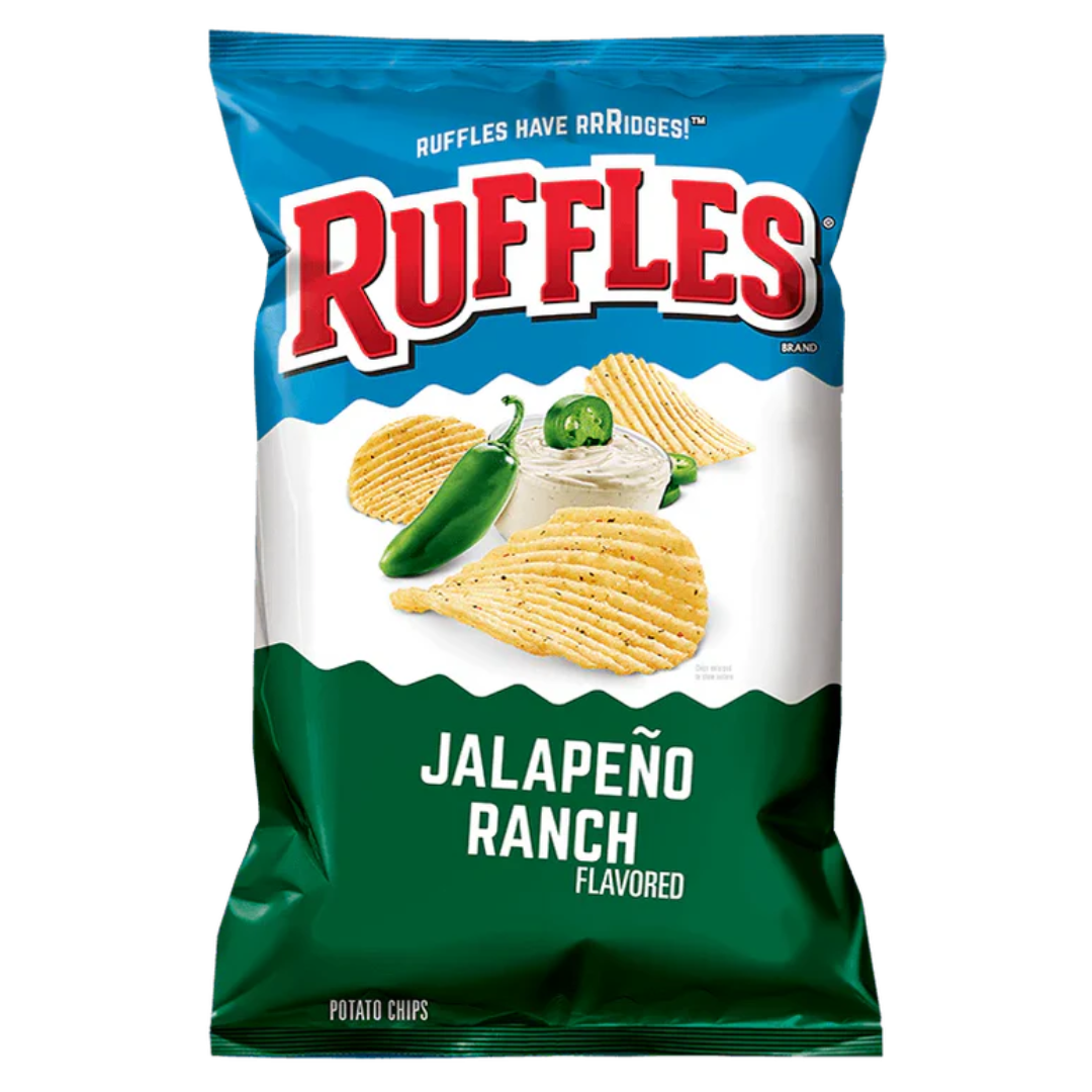 Ruffles Jalapeno Ranch Flavoured Potato Chips