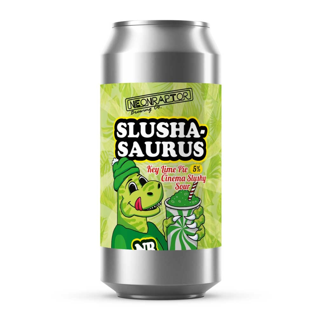 Neon Raptor Slushasaurus Key Lime Pie Sour