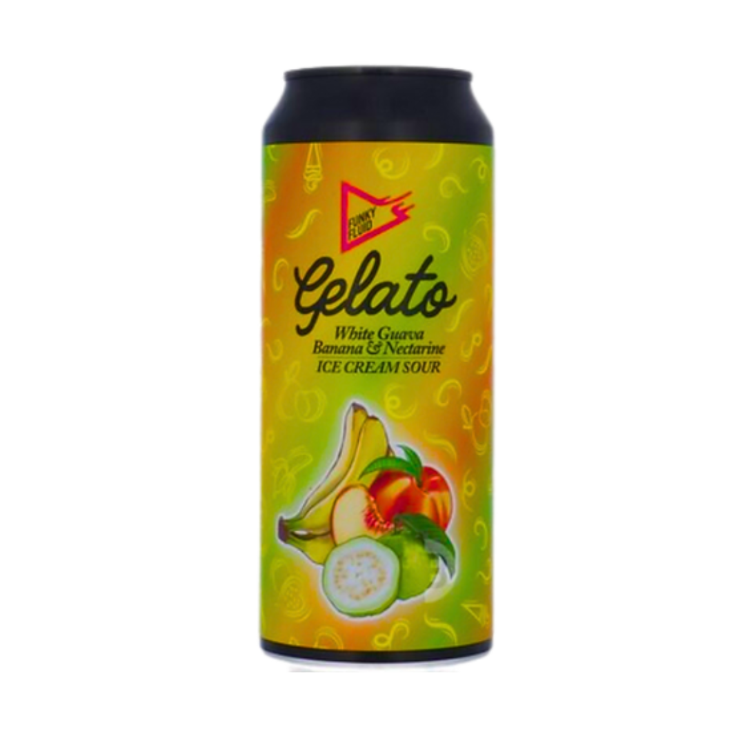 Funky Fluid Gelato White Guava Banana & Nectarine Ice Cream Sour