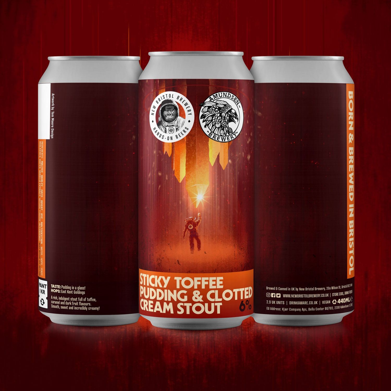 New Bristol x Amundsen Sticky Toffee Pudding & Clotted Cream Stout