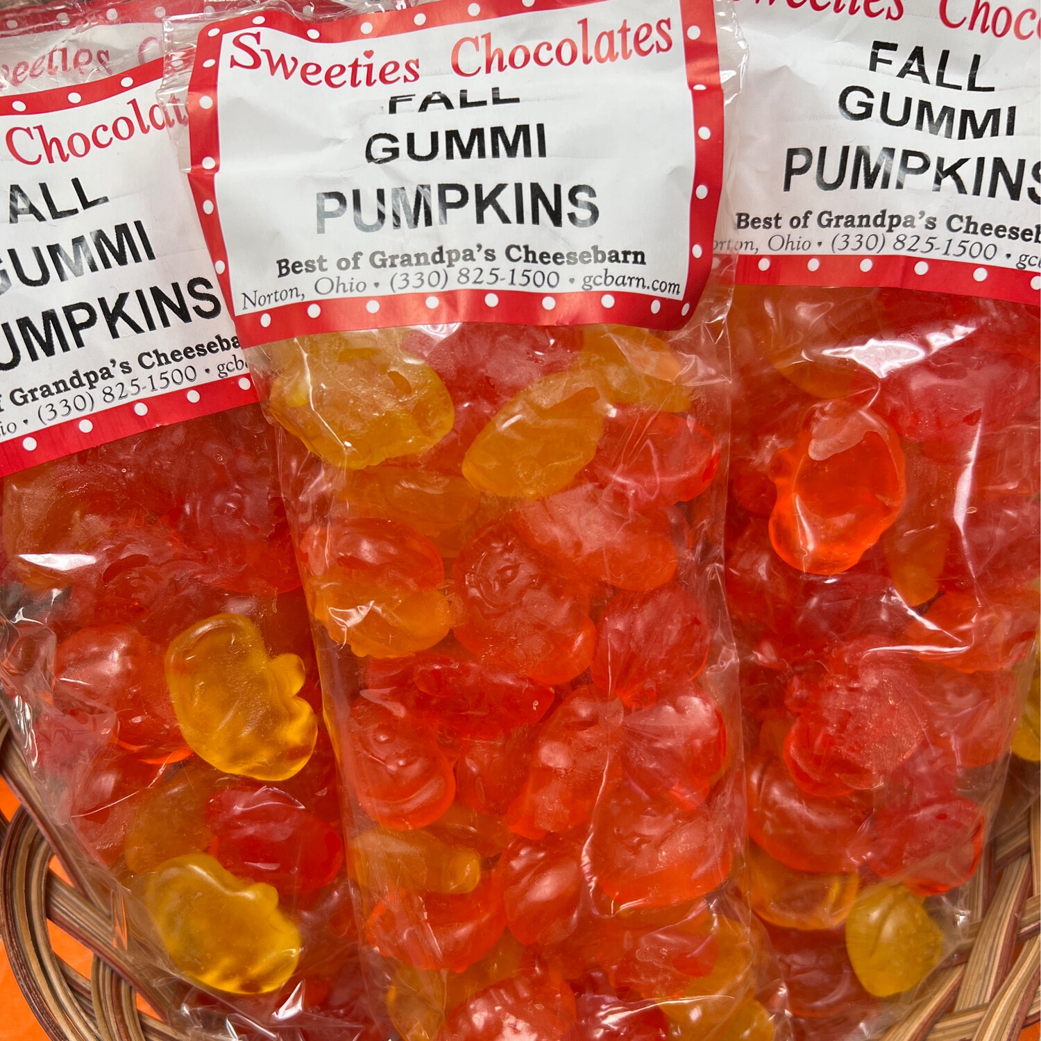 Fall Gummi Pumpkins