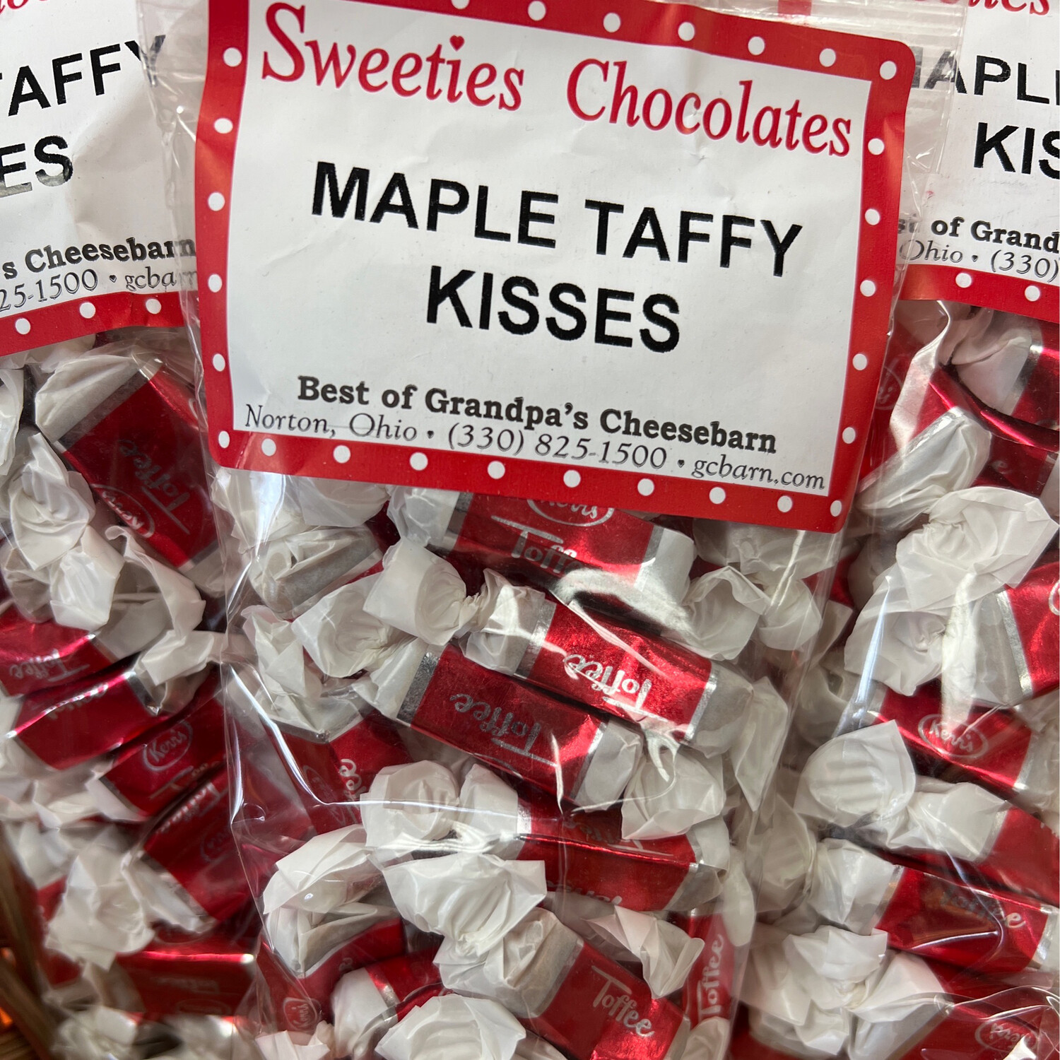 Maple Taffy Kisses
