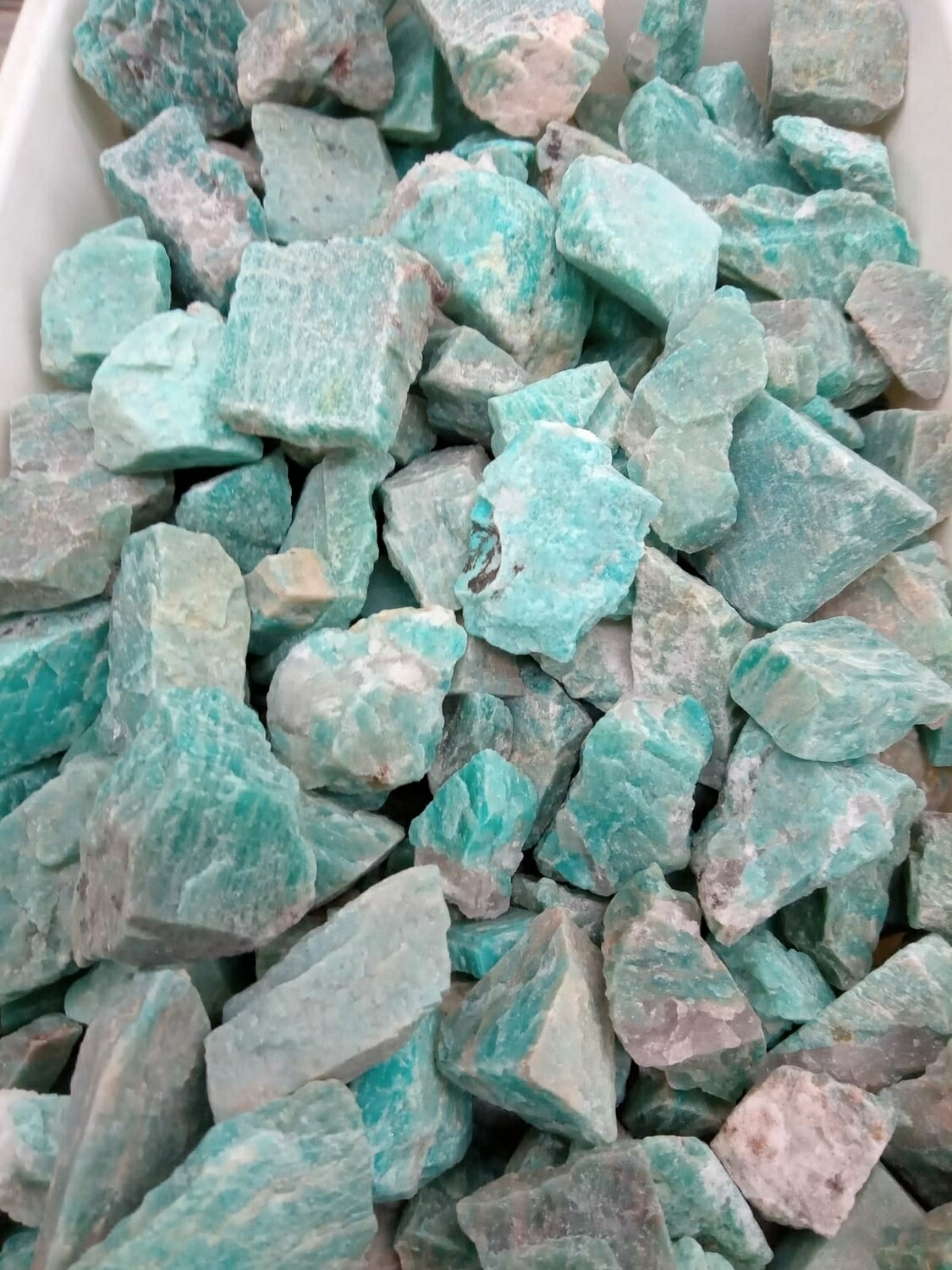 Amazonita en bruto calidad A