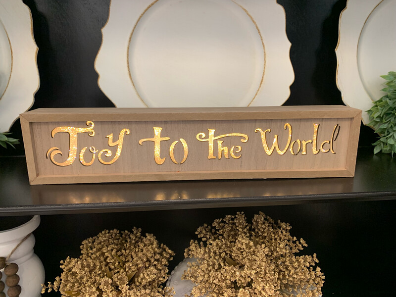 Ger Joy Lighted Sign