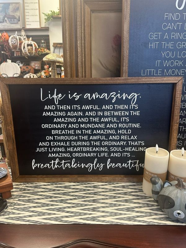 Jarmz 15x24 Life Amazing Blk