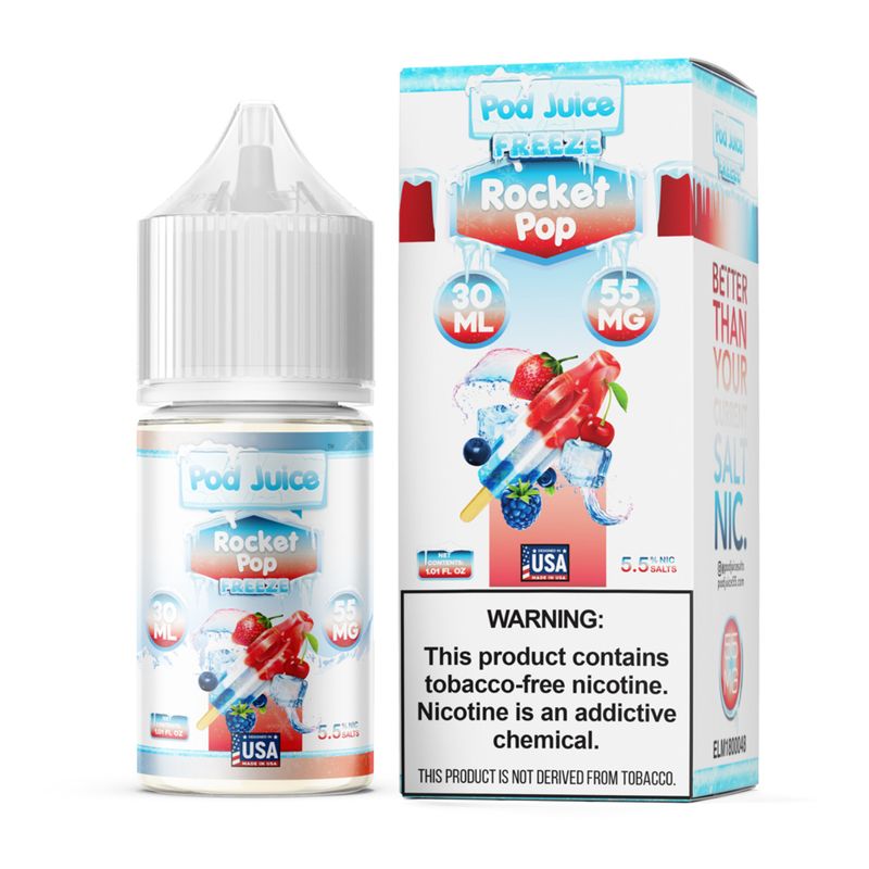Pod Juice Salt Rocket Pop Freeze 30ml