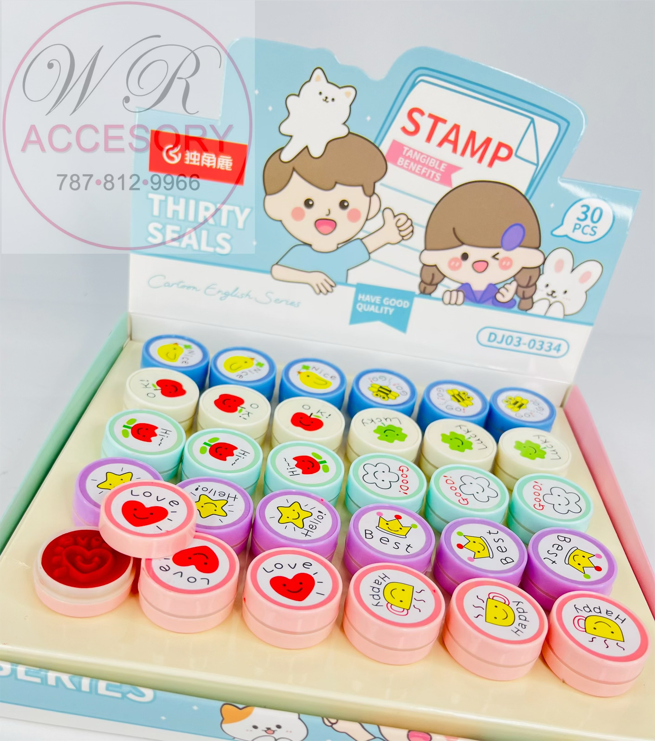 SNT-1852 ponchador / sticker 30pcs