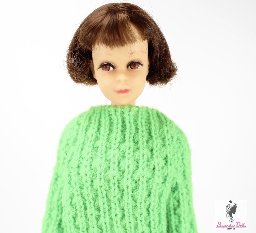 1960's MOD ERA Brunette Short Flip Francie Barbie Doll