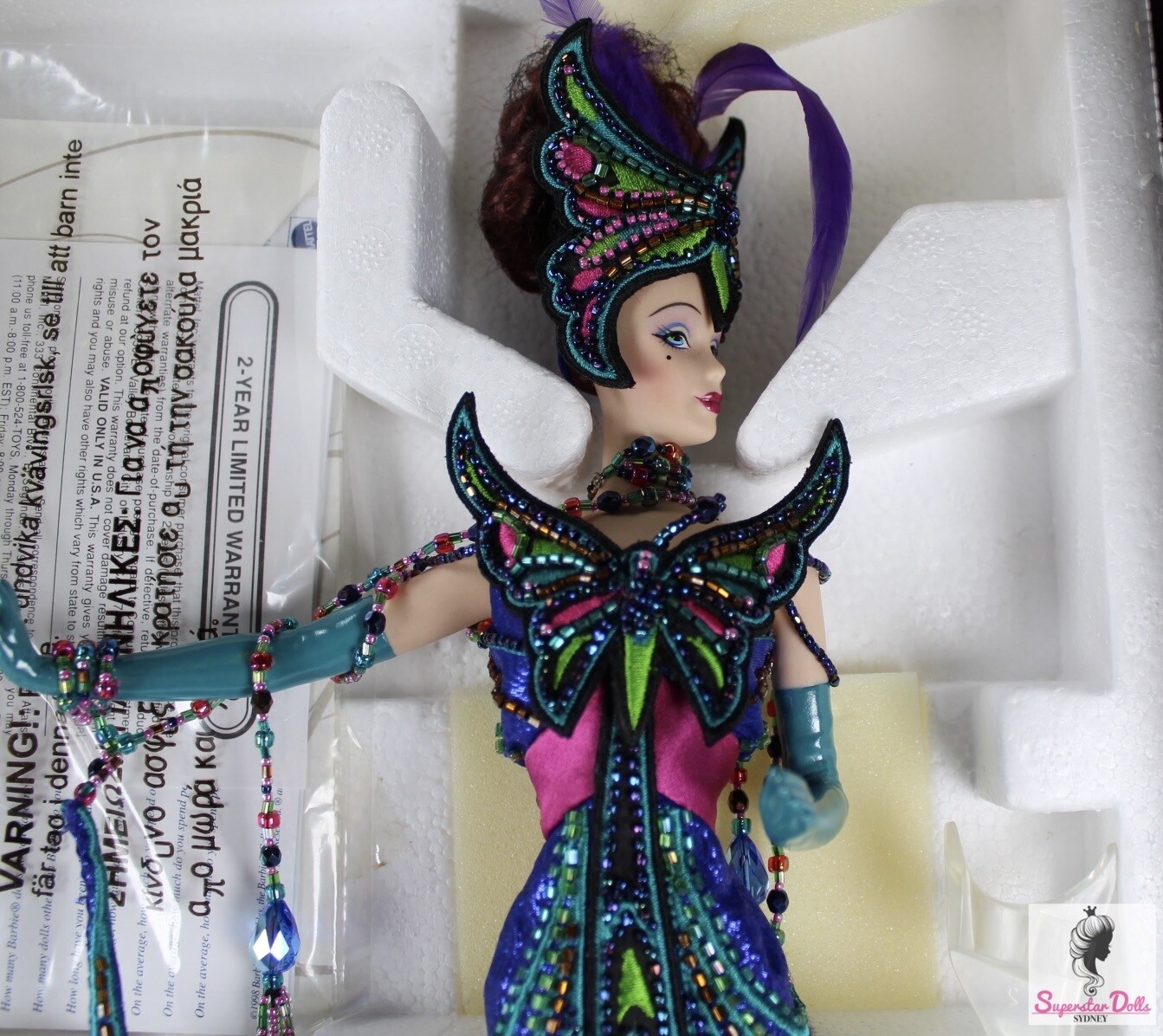 1998 Bob Mackie: "Tha Tango" Porcelain Barbie Doll