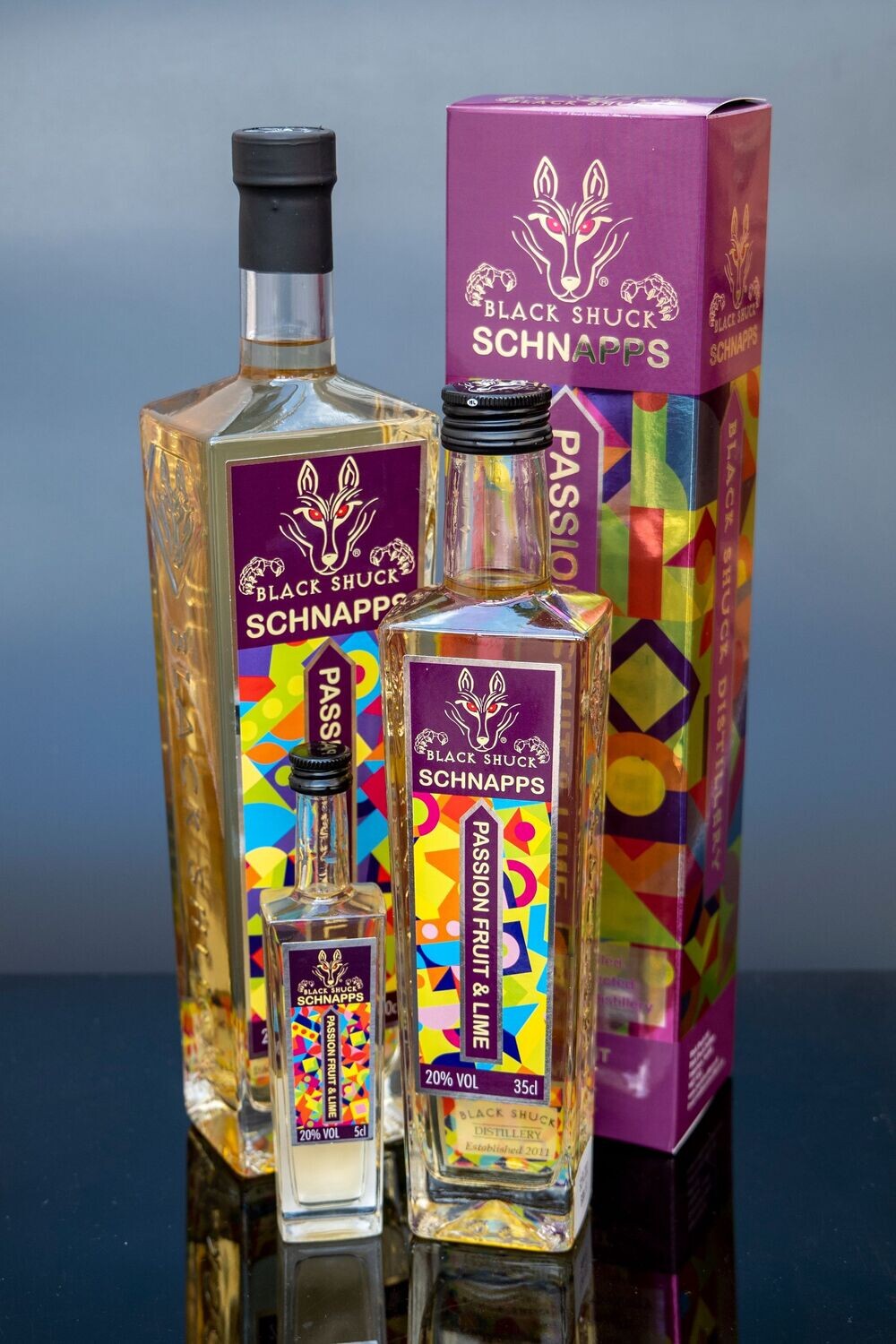BLACK SHUCK PASSION FRUIT & LIME SCHNAPPS