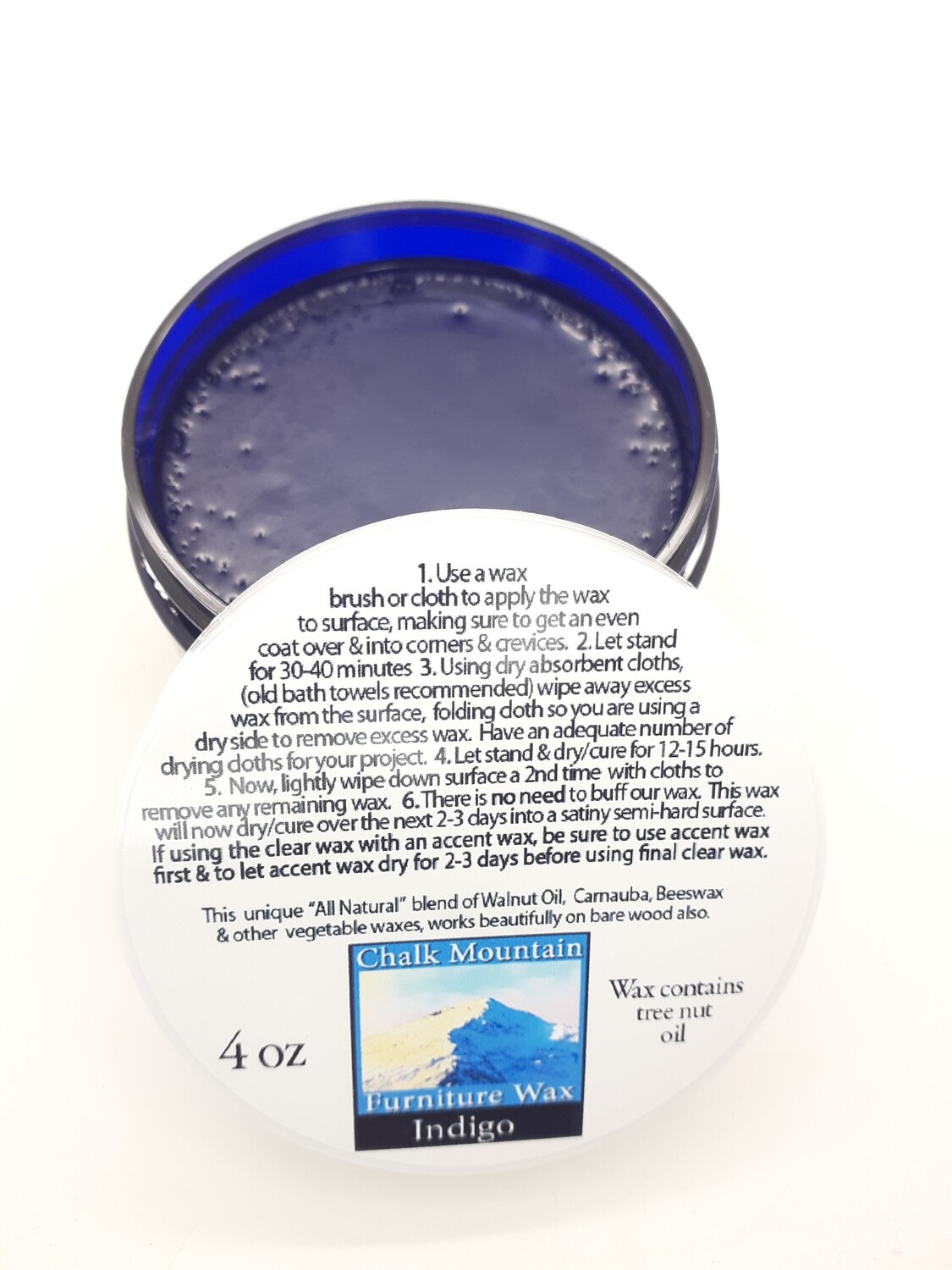 4oz Indigo Furniture Finishing Wax