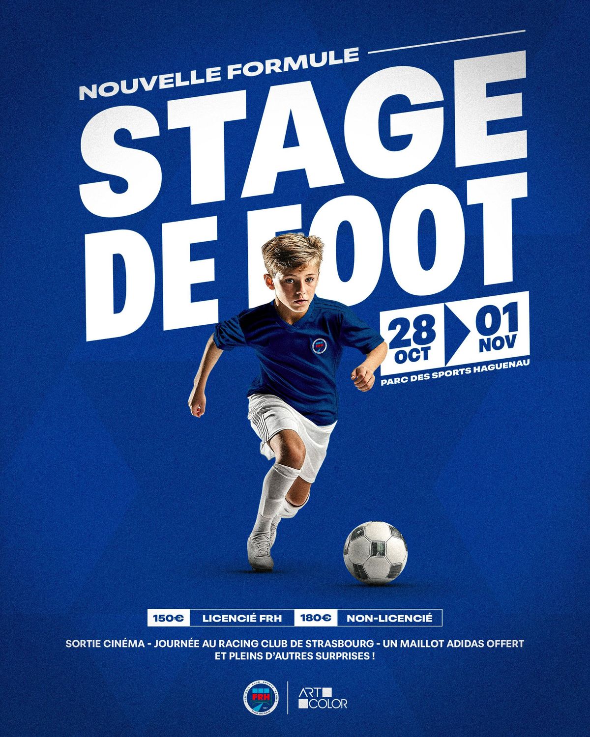 UNE NOUVELLE FORMULE DU STAGE FOOT - OCTOBRE