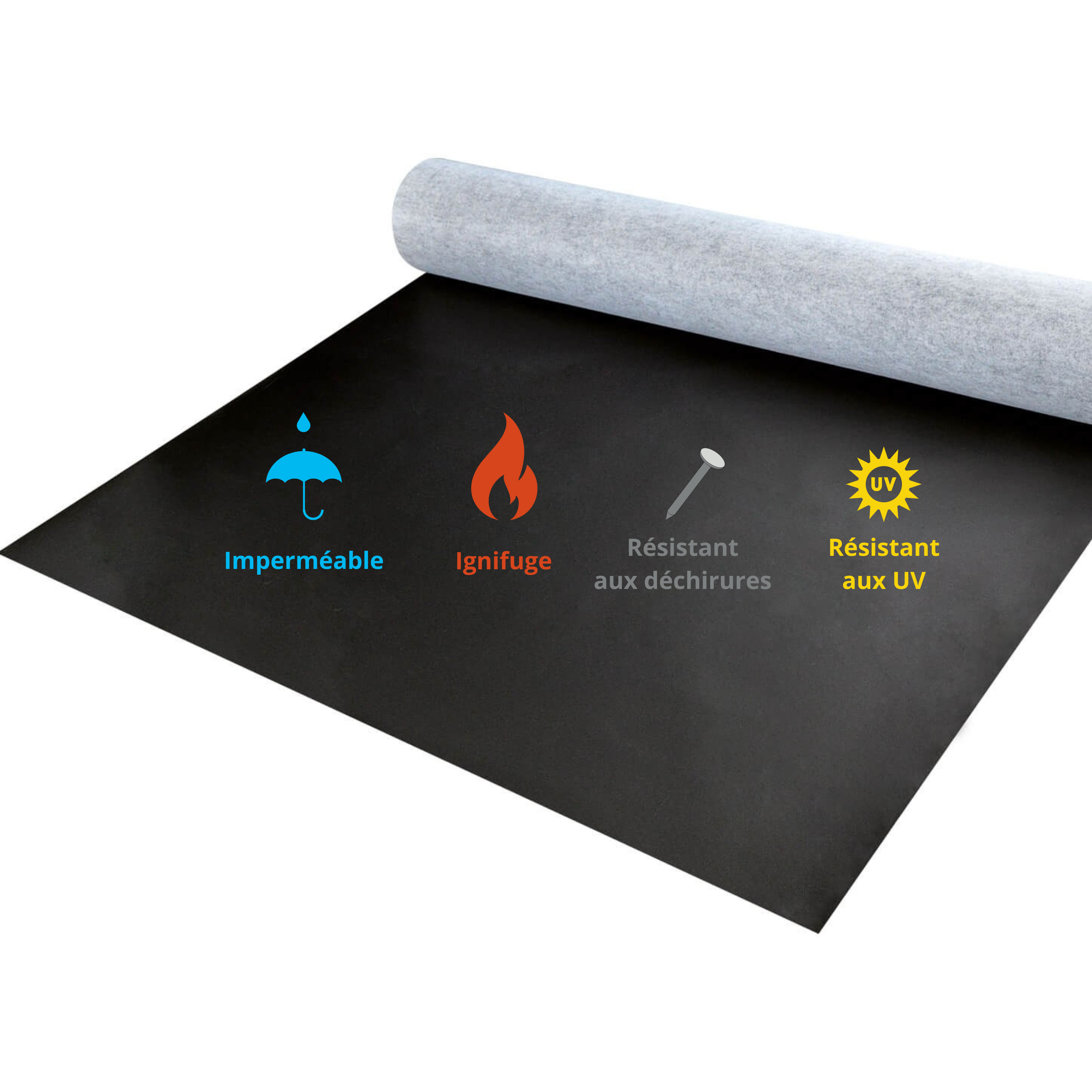 Rouleaux de bitume pour l'étanchéité de la toiture