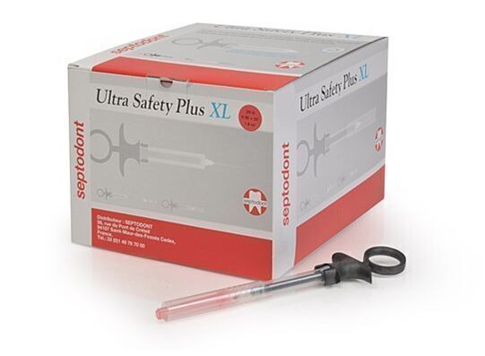 Ultra Safety Plus XL – 25G Long, Red (100/box) – Store – A Medical Partner