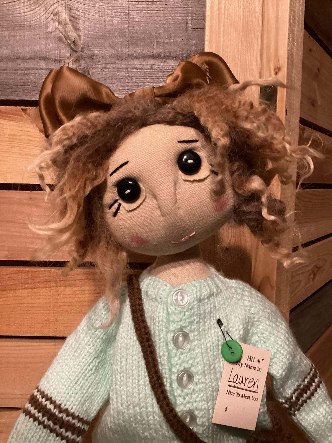 Teddy Bear Inspired Dolly ~ OOAK ~ Lauren