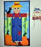 Scarecrow Quilt Pattern - 20x36 - PDF