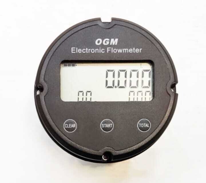 OGM-E-25 Aluminium Digital Electronic Flow Meter 1"