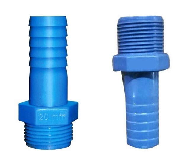 Polypropylene Hose Nipple Threaded